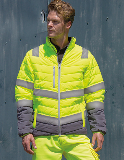 Køb Men´s Soft Padded Safety Jacket - Danmarks bedste priser - NordicTryk