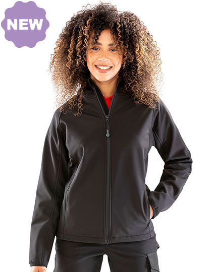 Køb Women´s Recycled 3-Layer Printable Hooded Softshell Jacket - Danmarks bedste priser - NordicTryk